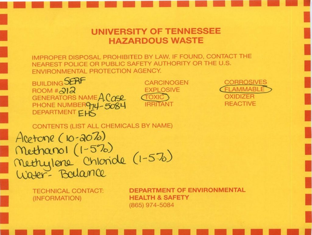 Hazardous Waste Management | Environmental Health & Safety