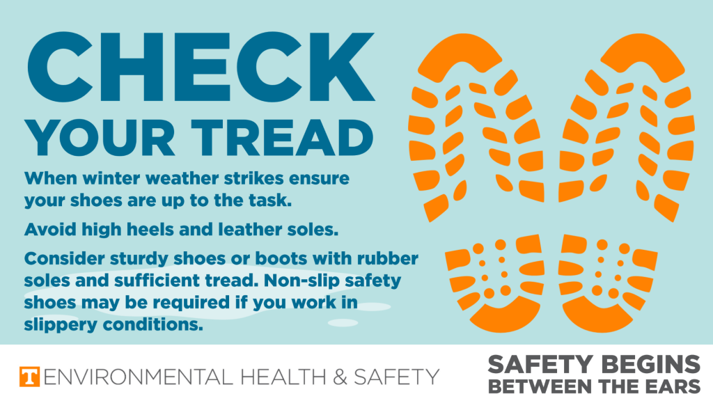 Check Your Tread | Environmental Health & Safety