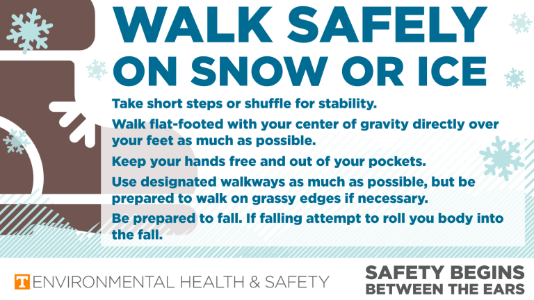 Walk Safely on Snow and Ice | Environmental Health & Safety
