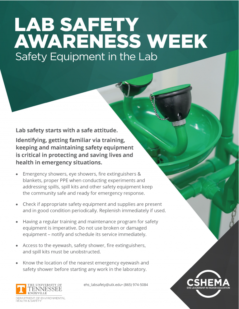 Lab Safety Awareness Week | Environmental Health & Safety