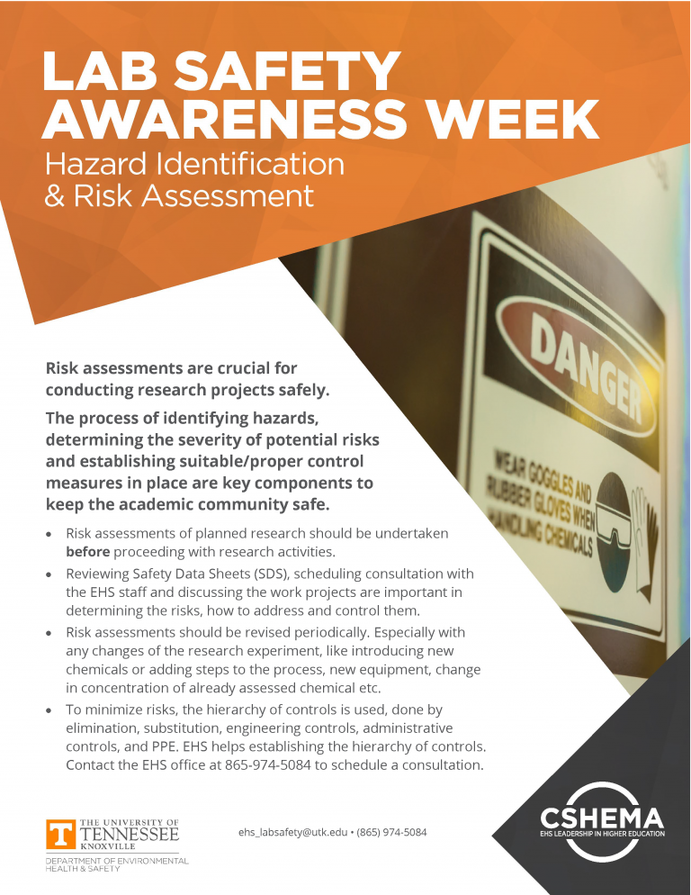 Lab Safety Awareness Week | Environmental Health & Safety