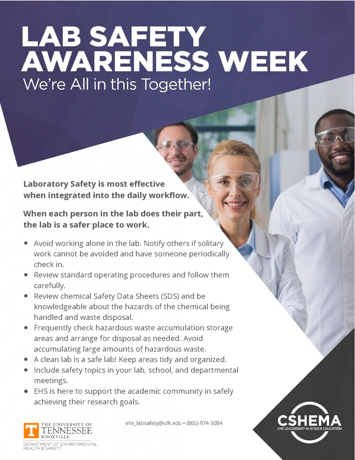 Lab Safety Awareness Week | Environmental Health & Safety