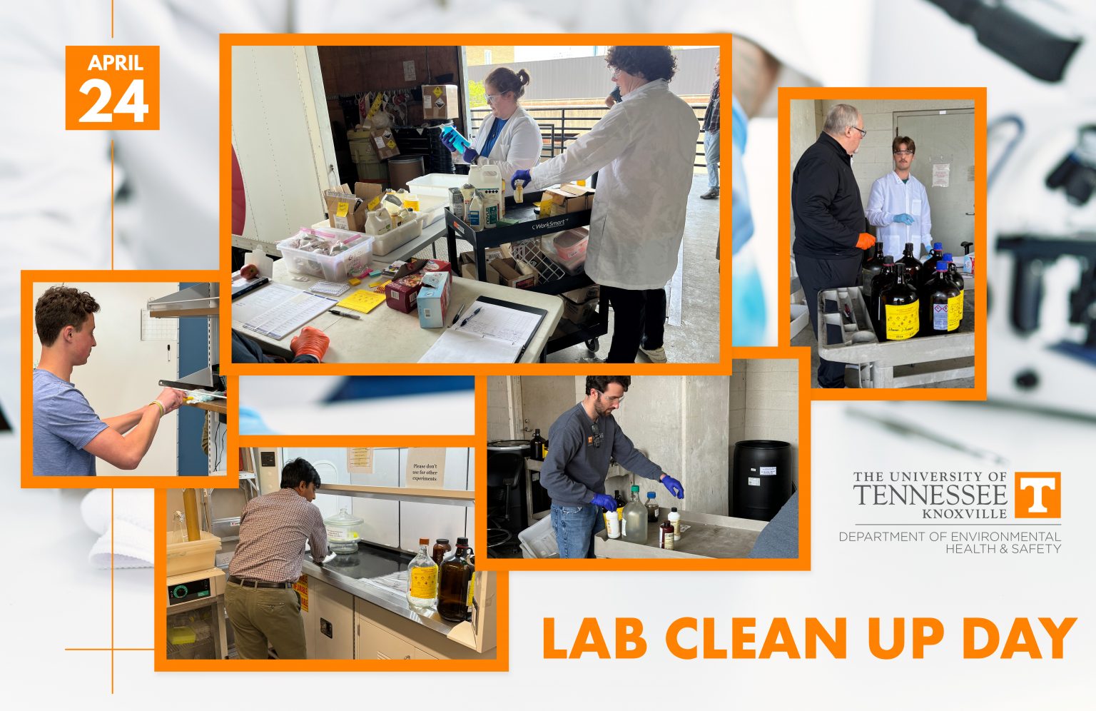 Lab Clean Up Day Recap | Environmental Health & Safety
