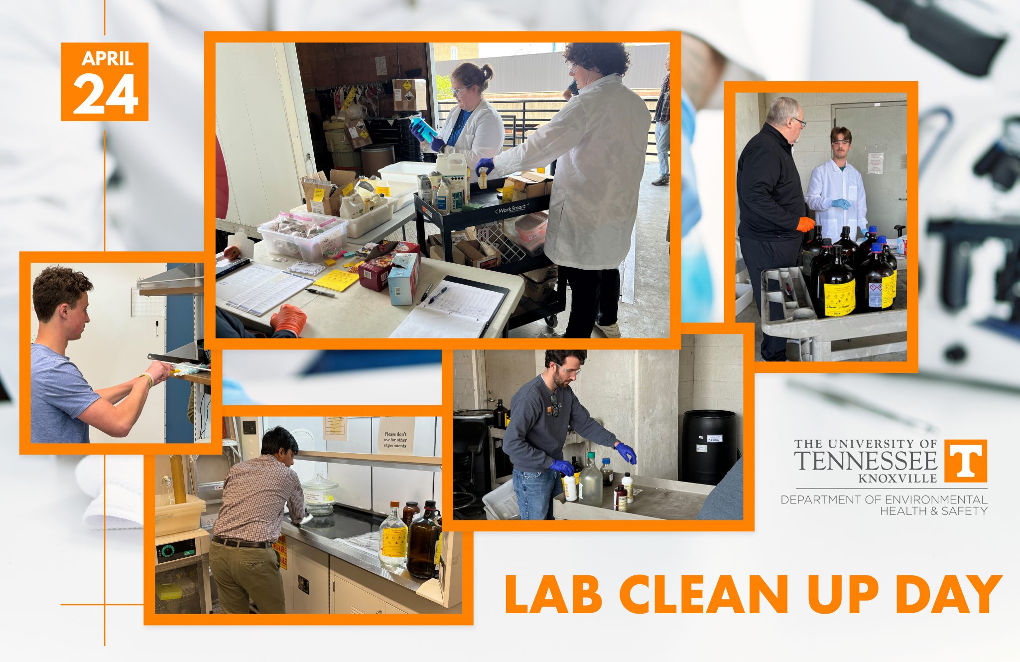 Lab Clean Up Day Recap | Environmental Health & Safety