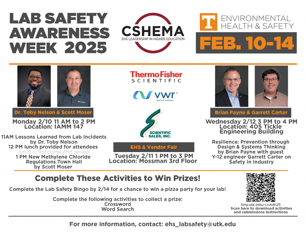 Lab Safety Awareness Week 2025 | Environmental Health & Safety