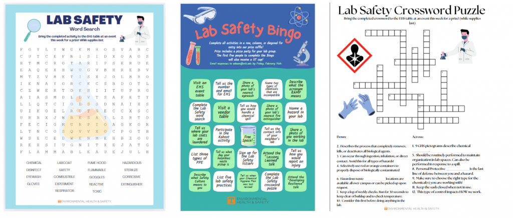 Lab Safety Awareness Week Downloadable Activities | Environmental ...